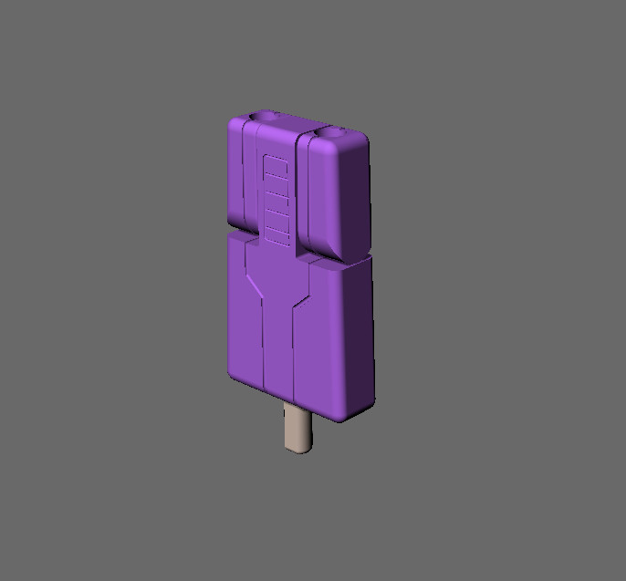 Popsicle Addon for Transformers Purple Wicked Convoy by Funbie Studios ...