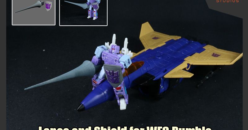 Lance and Shield for Transformers WFC Rumble by Funbie Studios | Printables Store