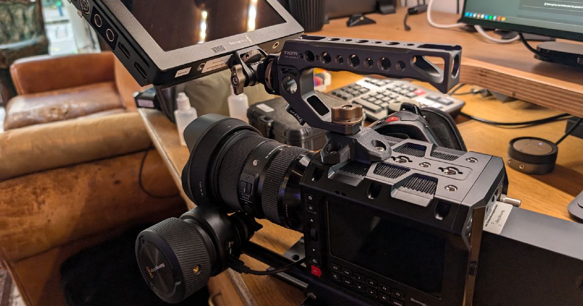 Blackmagic Design - Pyxis 6K - Tilta Top Handle Adapter by Rak500 ...