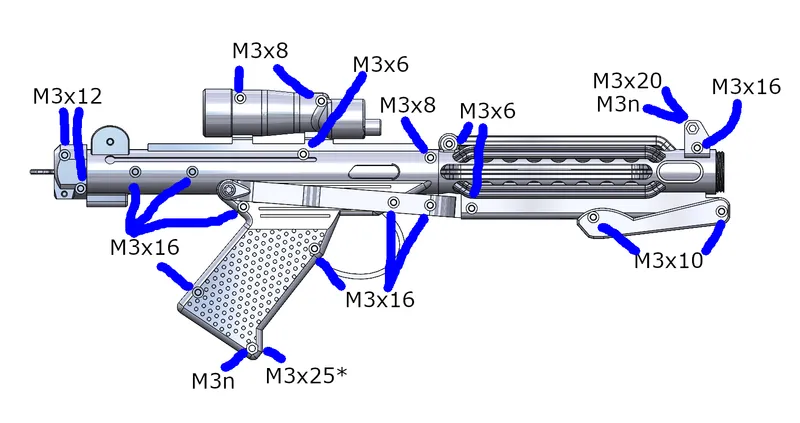 1/2 Scale Star Wars E11 with Lights and Sounds by raybetter | Download ...