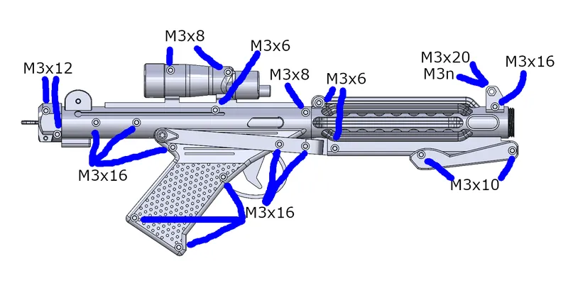 1/2 Scale Star Wars E11 with Lights and Sounds by raybetter | Download ...