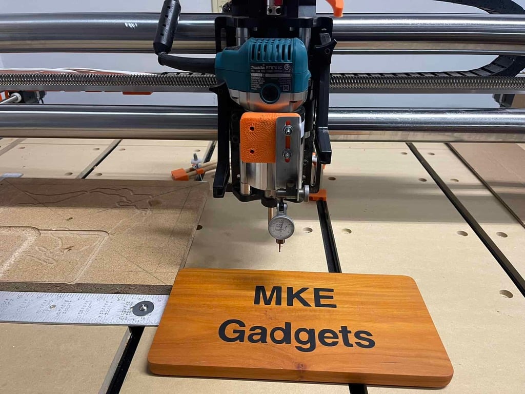 Onefinity Laser and Indicator Mount @ MKE Gadgets #193 by MKE Gadgets ...