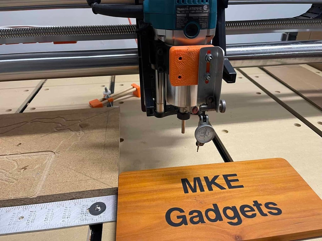 Onefinity Laser and Indicator Mount @ MKE Gadgets #193 by MKE Gadgets ...