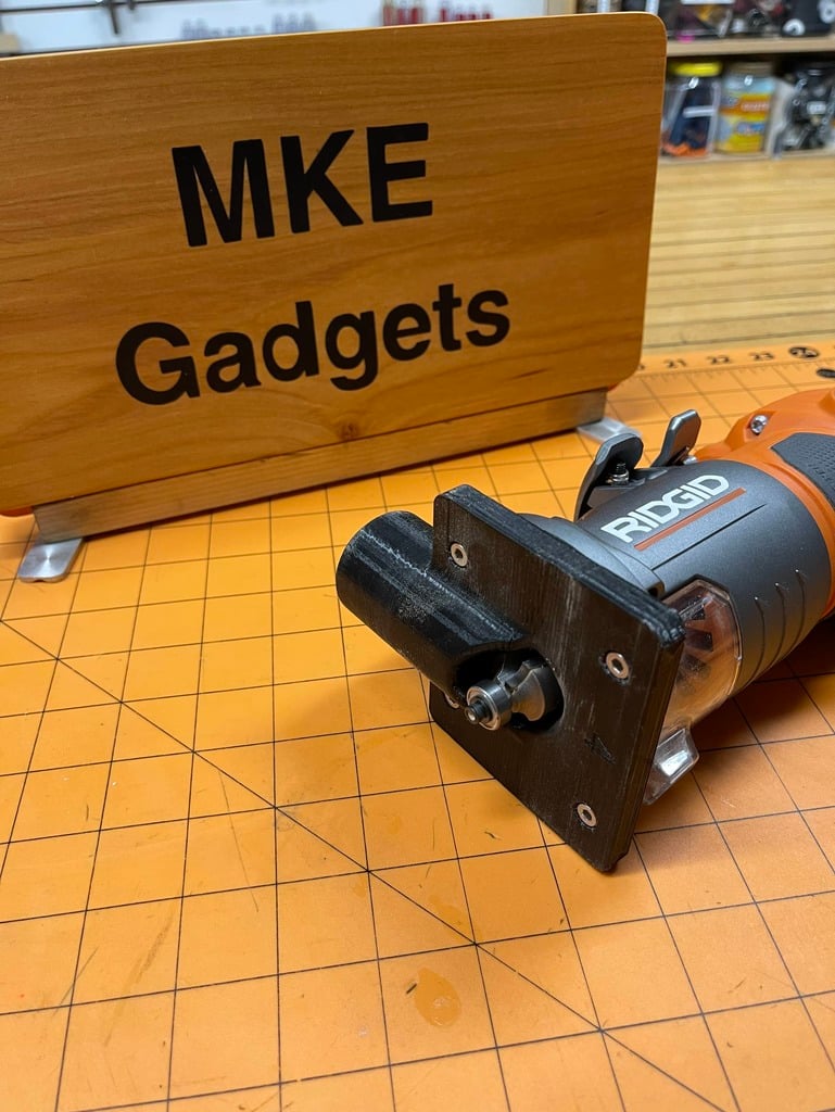 Ridgid R2401 Router Vacuum Adapter by MKE Gadgets | Download free STL ...