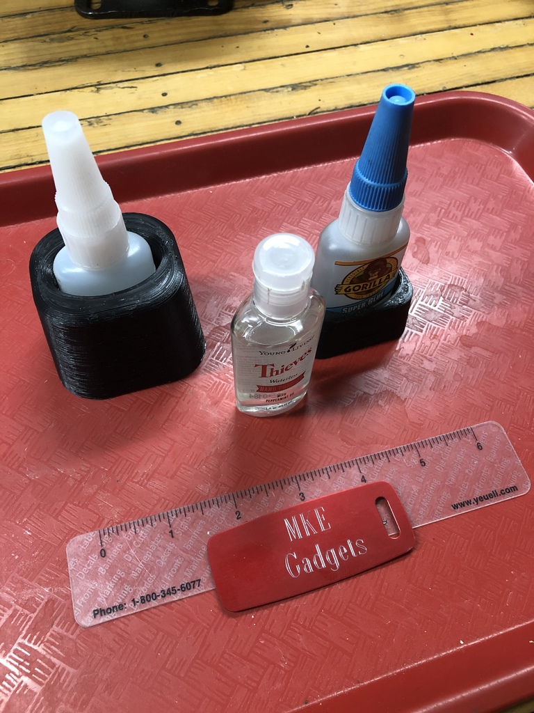 CA Glue Bottle Stand by MKE Gadgets | Download free STL model | Printables.com