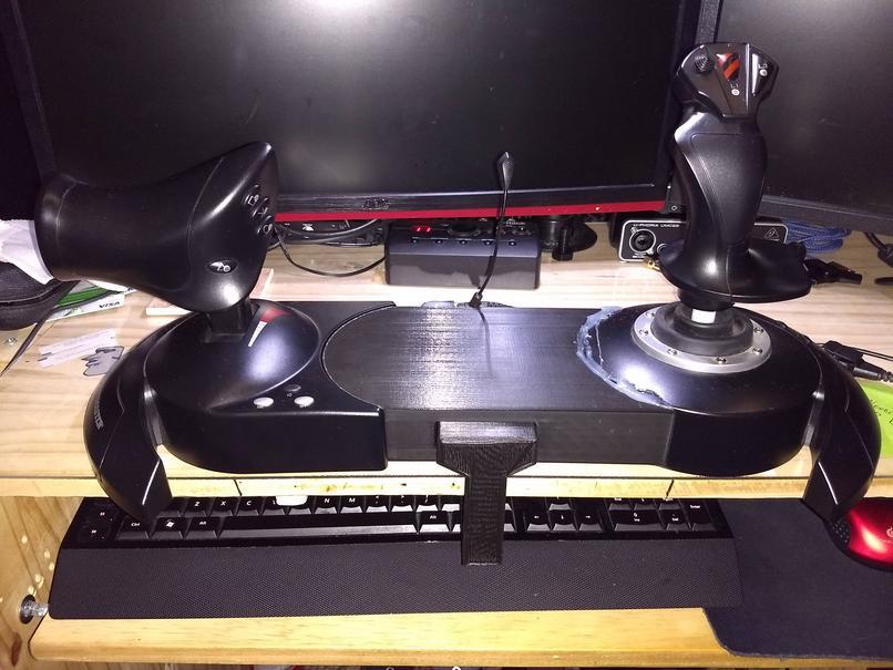Thrustmaster T-Flight Hotas Extension + Desk Clamp by Travis Manning ...