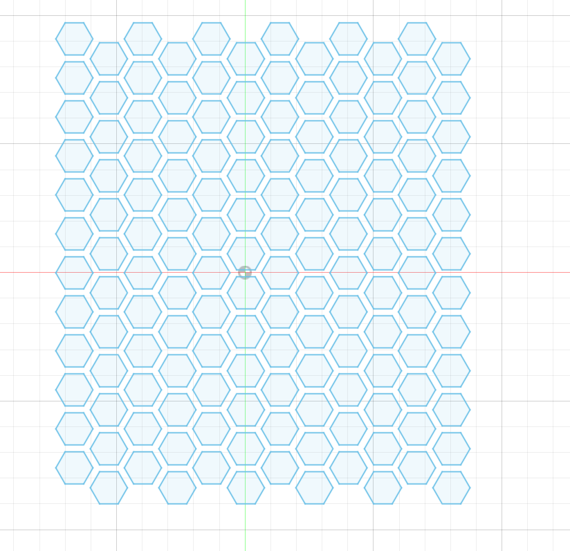 Hexagon Pattern (+DXF) 12.5 mm hex by Dweenz | Download free STL model ...