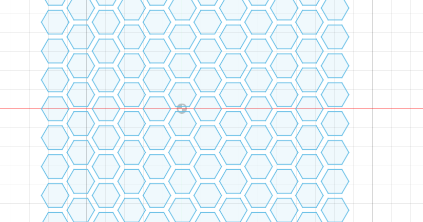 Hexagon Pattern (+DXF) 12.5 mm hex by Dweenz | Download free STL model ...