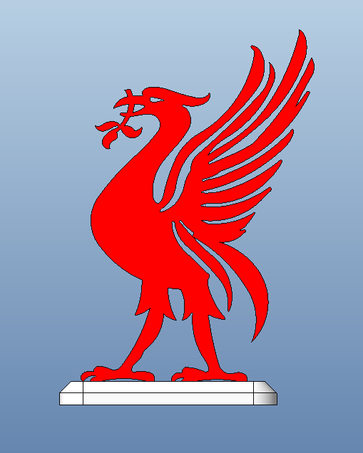 Liverpool logo von KSX | Kostenloses STL-Modell herunterladen ...