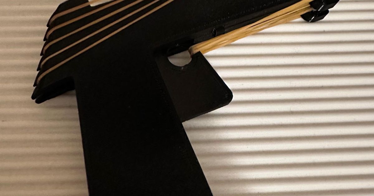 Rubber gun autorstwa hassan almalki | Pobierz darmowy model STL ...