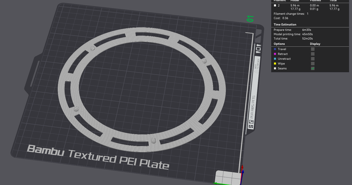 MiKA3D 500g spool extender for Bambu Lab X1 AMS - Wider Pegs by ...