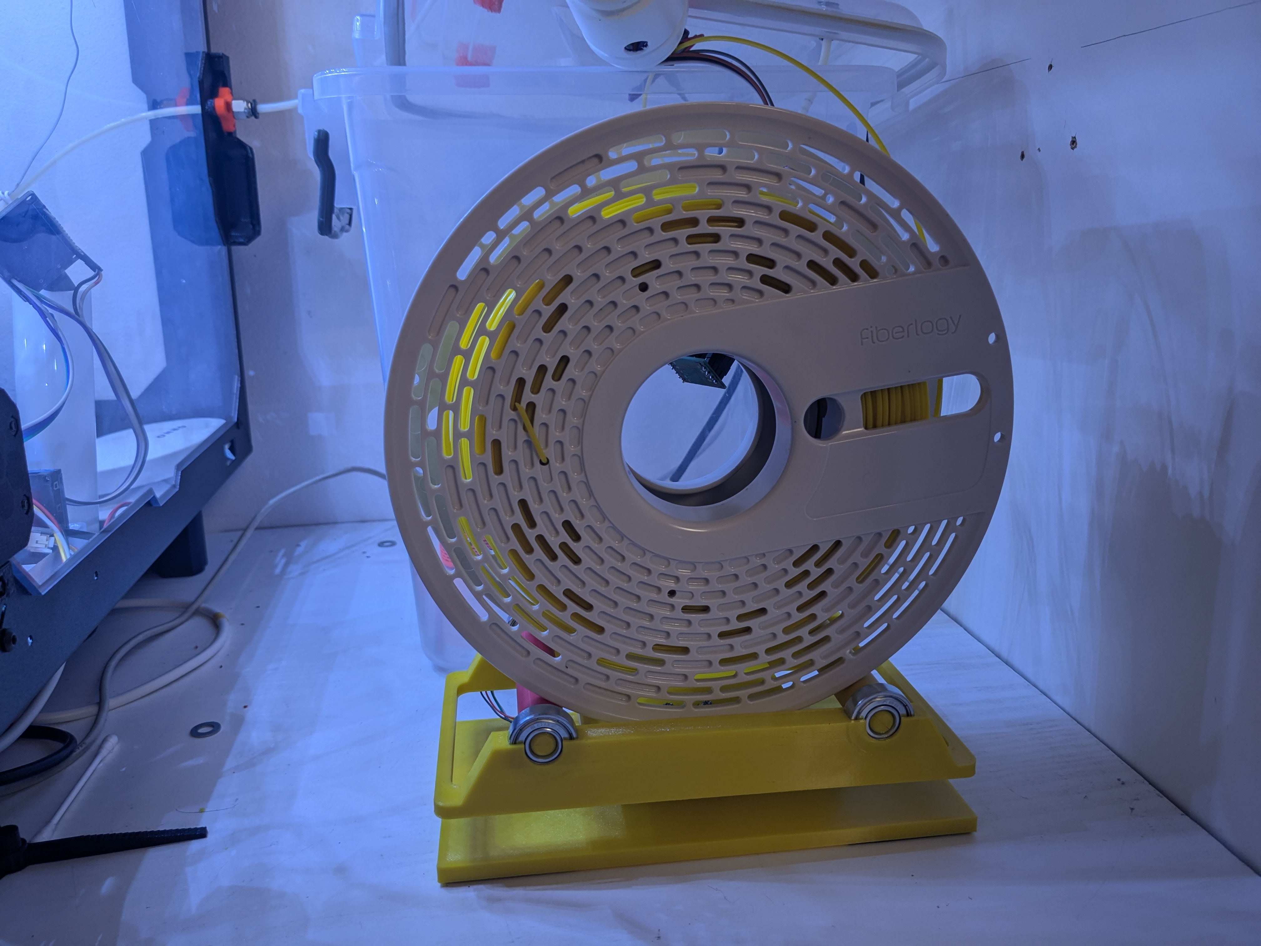 Load Cell mod for IKEA Samla Filament Spool Roller by _KaszpiR_ ...