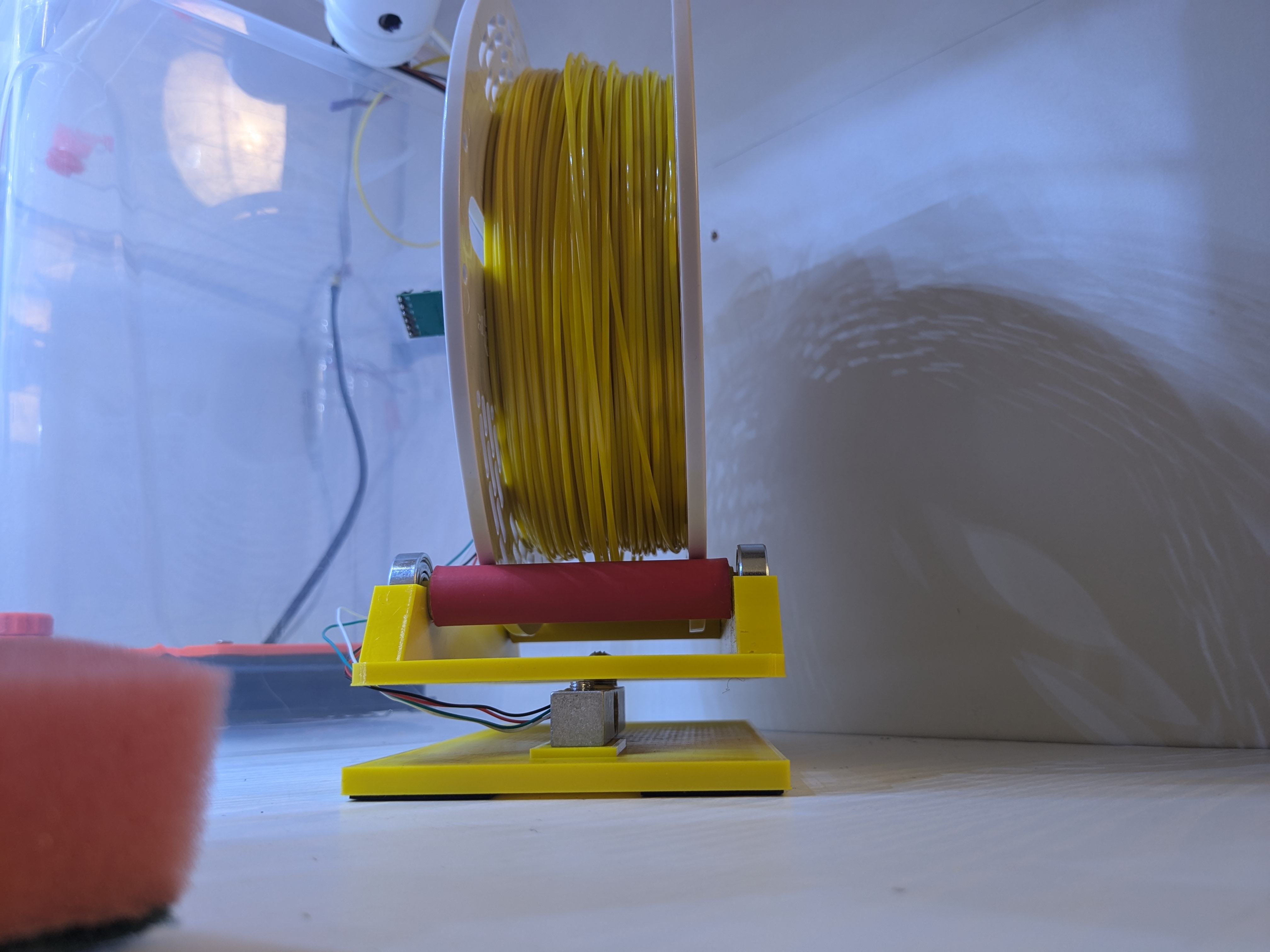 Load Cell mod for IKEA Samla Filament Spool Roller by _KaszpiR_ ...