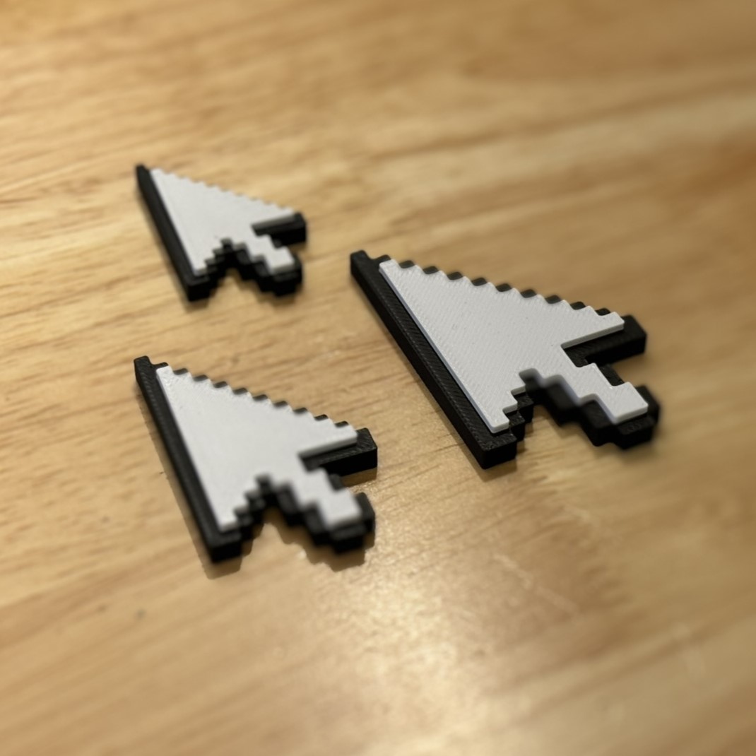 8-Bit Arrow Cursor - Magnet (Hot-Swap, Multi-Color) by 8-Bit Prints ...