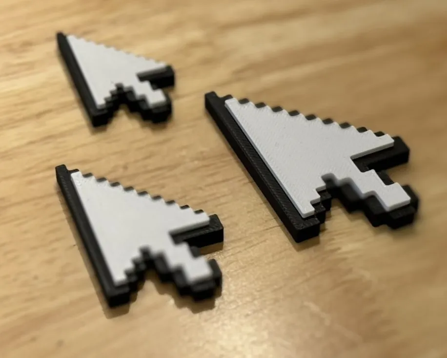 8-Bit Arrow Cursor - Fridge Magnet (Hot-Swap, Multi-Color) | Decoration ...