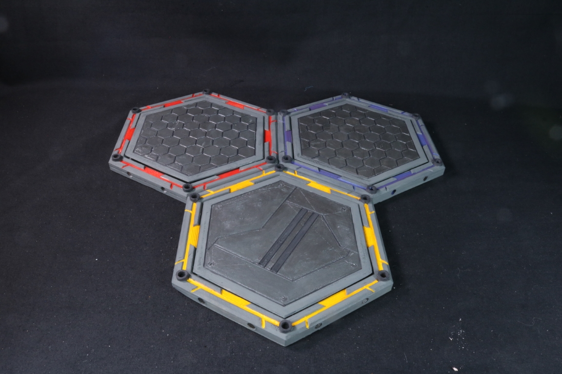 [CyberBase System] Hex Tile by Funbie Studios | Printables Store
