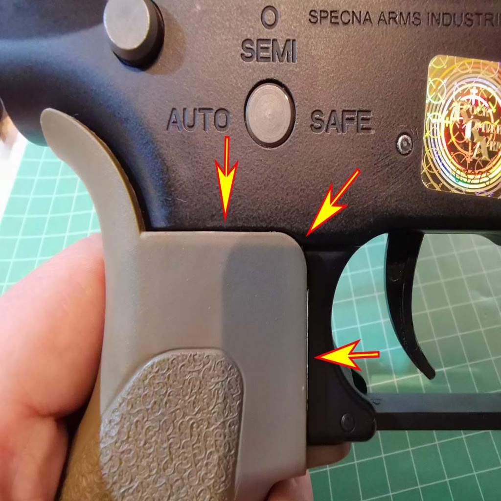 Airsoft Gearbox V2 Grip Spacer por jonnieZG | Descargar modelo STL ...