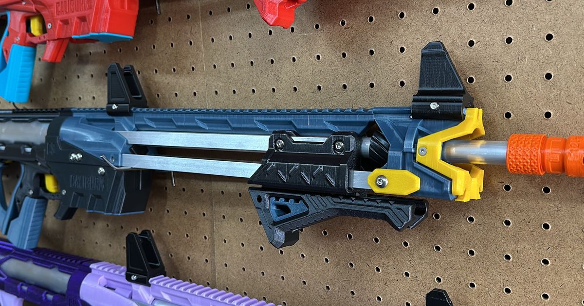 Caliburn 4 (C4) - Homemade Nerf Blaster Metric Remix by Dropforg3d | Download free STL model ...