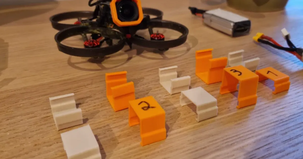 Mobula 8 - Battery Clip by Lému | Download free STL model | Printables.com