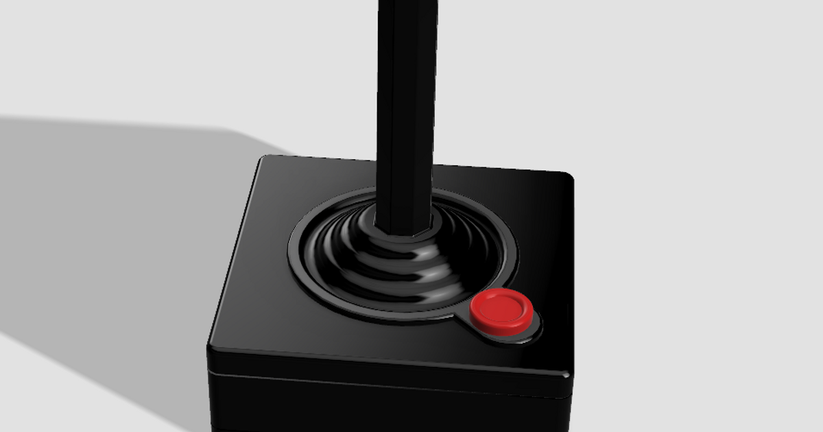 80s Joystick by Tech_Outreach | Download free STL model | Printables.com
