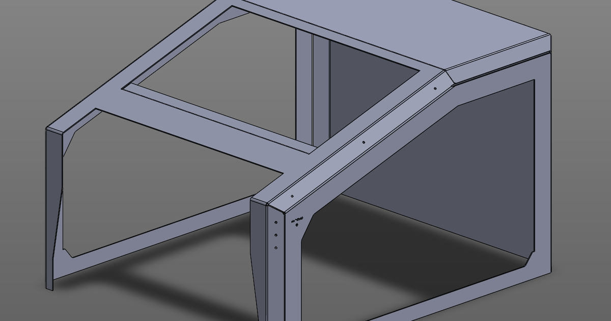 Original Prusa XL Enclosure Top by Shuttlesworth | Download free STL ...