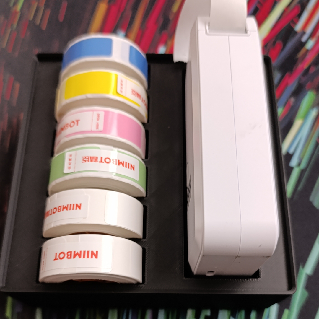 Gridfinity / D110 printer & 6 rolls organizer by Protomodelos ...