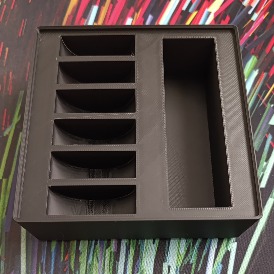 Gridfinity / D110 printer & 6 rolls organizer by Protomodelos ...