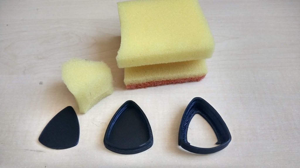 Guitar Pick Holder with Sponge Spring by jonnieZG | Download free STL ...