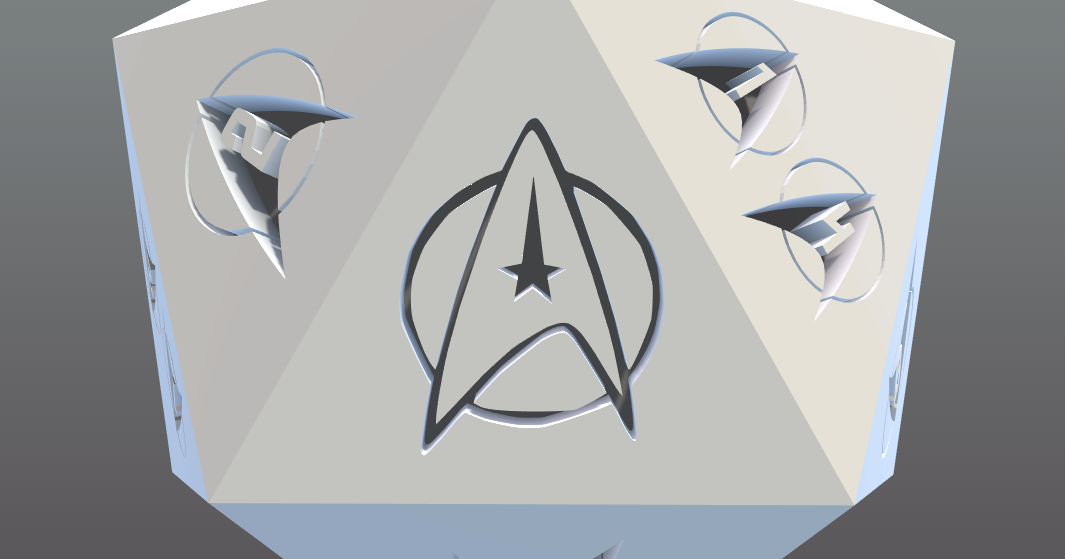 Starfleet RPG dice set by ButtNakedMan | Download free STL model ...
