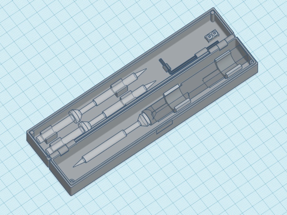 TS100 Soldering Iron Box with Tip Holders by jonnieZG | Download free ...