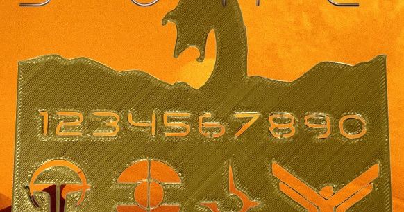 DUNE Alphabet Uppercase, alphabet lowercase and Numbers Stencil ...