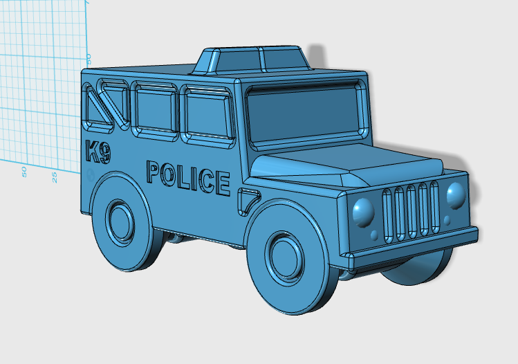 Police SUV K9 (approved scale) da BuildersMark | Scarica il modello STL ...