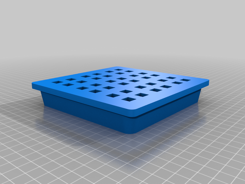 Square Gutter Drain Cover Abflussrost by usertogo | Download free STL ...