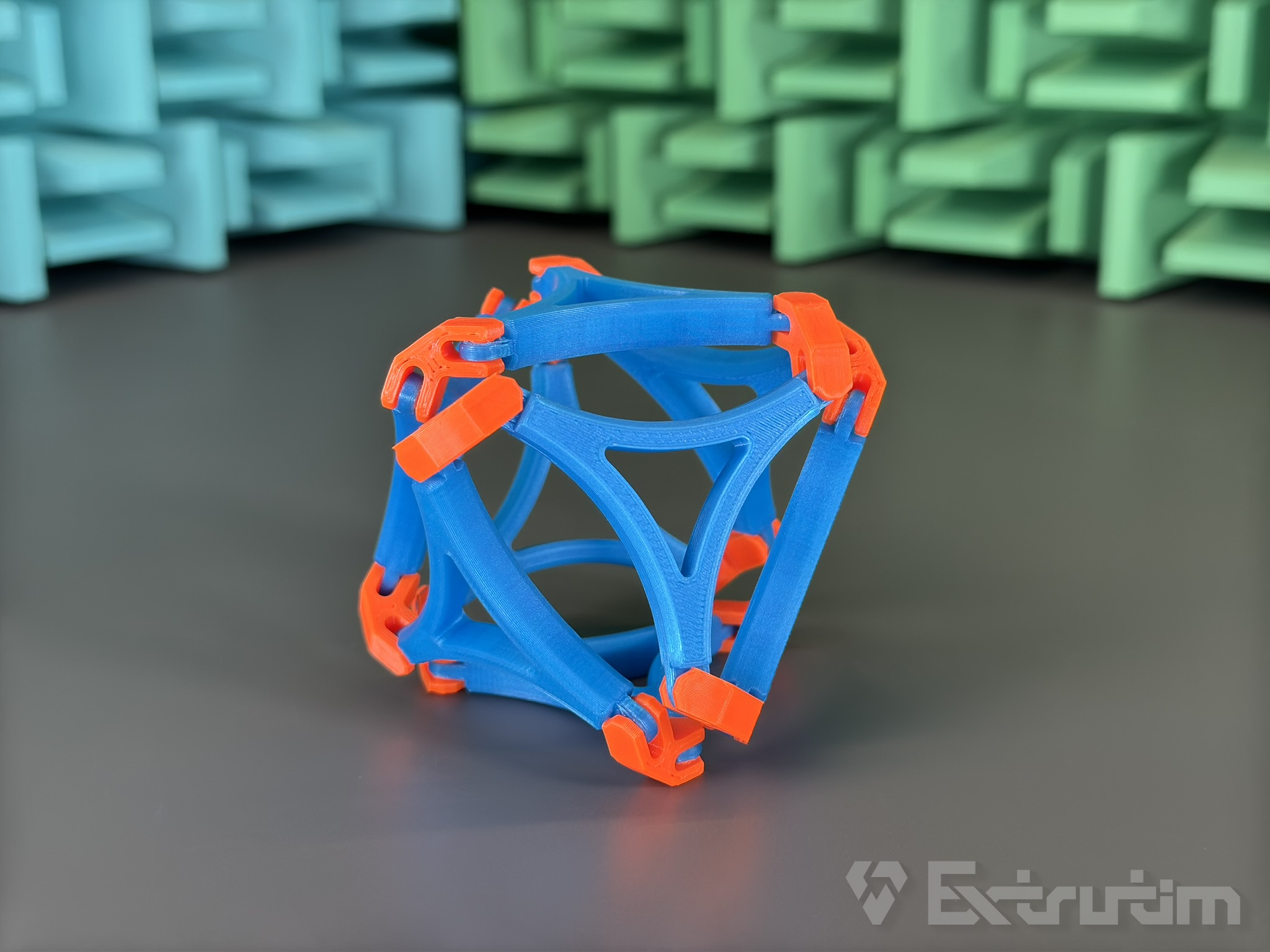 Octahedron Expanding Into Cuboctahedron by Extrutim | Download free STL ...
