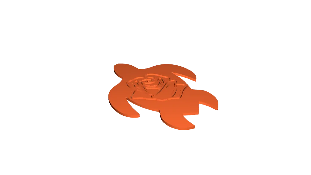 rose turtle by Eliška Heková | Download free STL model | Printables.com