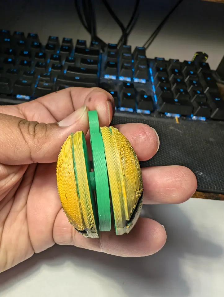 Metroid Morph Ball Keychain (Spins!) by Missingno. | Download free STL ...