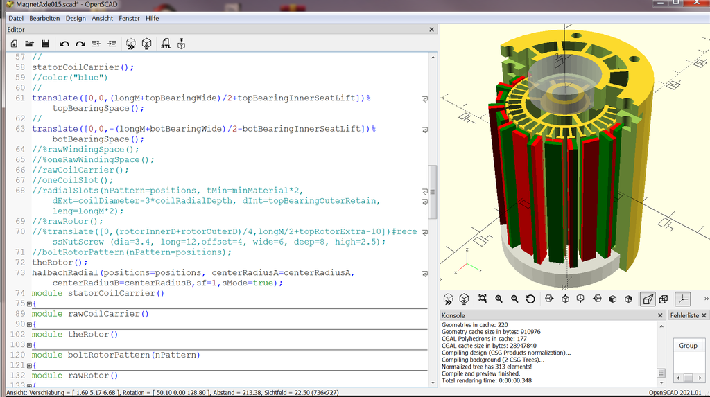 Halbach Open BLDC Motor First Release by usertogo | Download free STL model | Printables.com