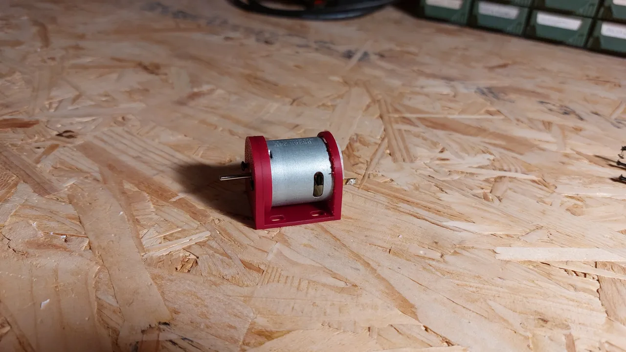Dc motor 360-3045 support by Roary Labs | Download free STL model ...