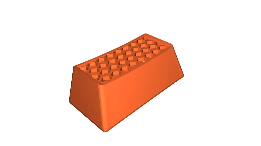 backspace keycap with hexagon top by Design | Download free STL model ...