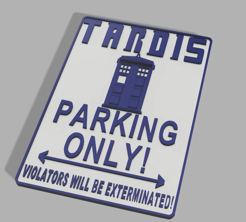 Tardis Parking by Tech_Outreach | Download free STL model | Printables.com