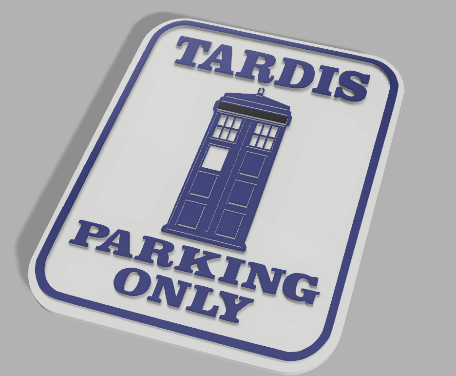 Tardis Parking by Tech_Outreach | Download free STL model | Printables.com