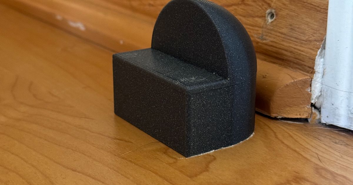 Magnetic Door Stop Riser by Fedhat | Download free STL model ...