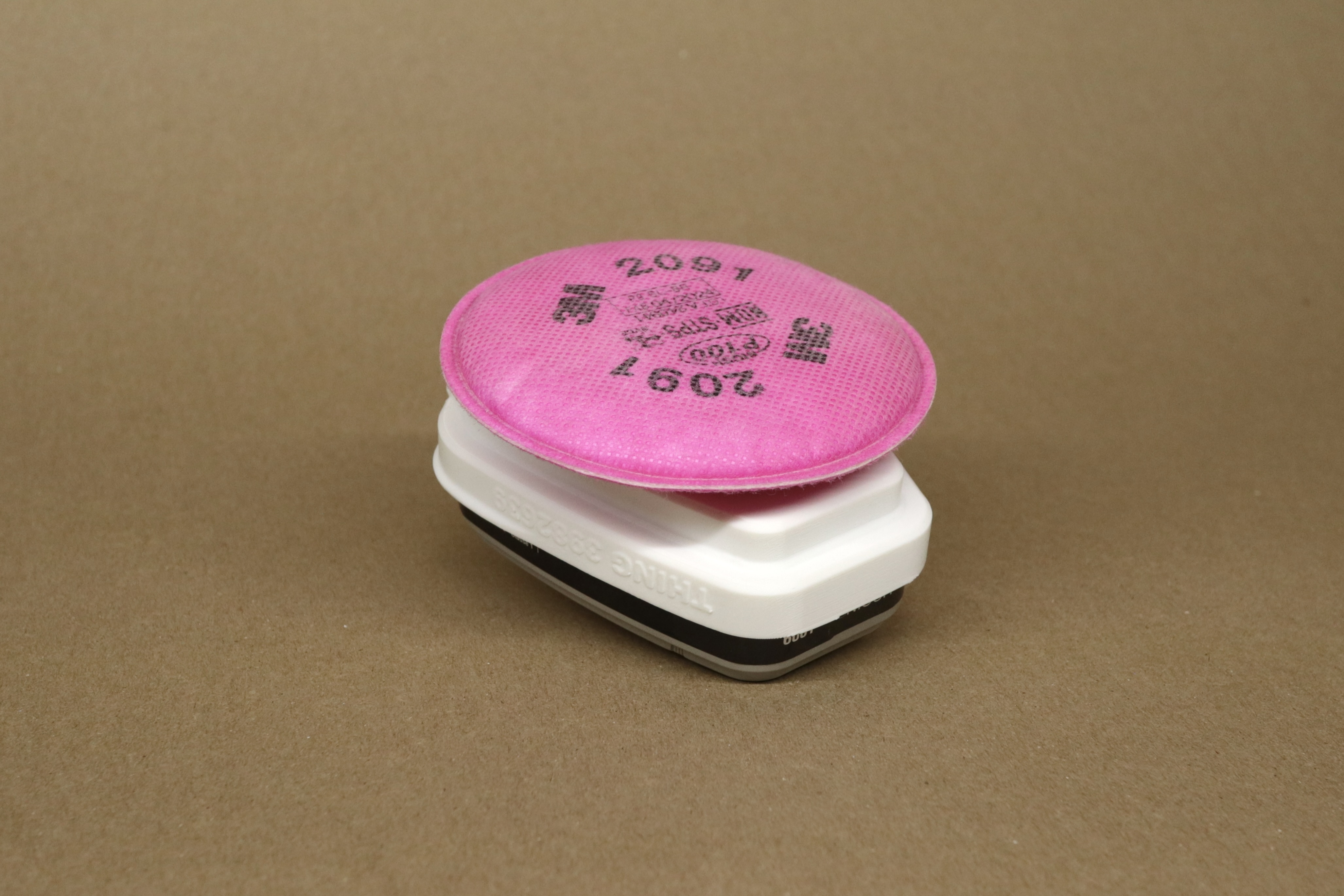 3M 603/502 respirator filter adapter by jaeseopark | Download free STL ...