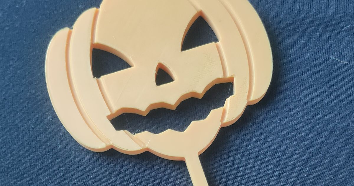 Pumpkin Wand for Halloween by Szymon | Download free STL model ...