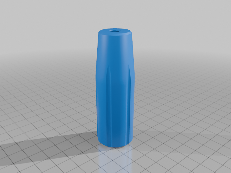 Cylindrical Handle fixed - smooth bore Impugnatura fissa cilindrica M6 ...