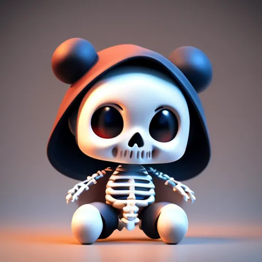 Cute Skeleton with a hat by Maker81 | Download free STL model ...