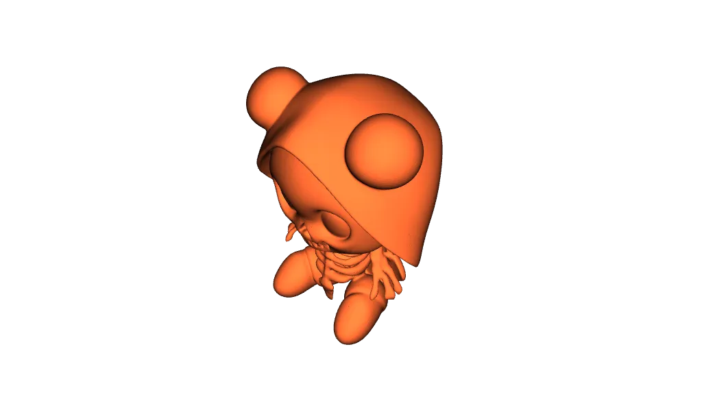 Cute Skeleton with a hat by Maker81 | Download free STL model ...