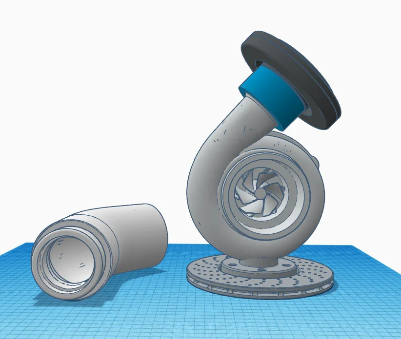 X3D Turbo Table Lamp by DutchWorkX3D | Download free STL model ...