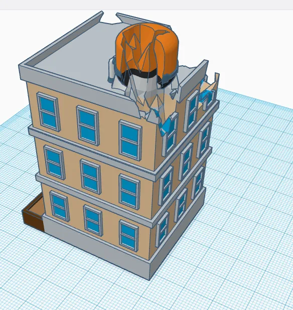 destroyed house by creatotair | Download free STL model | Printables.com