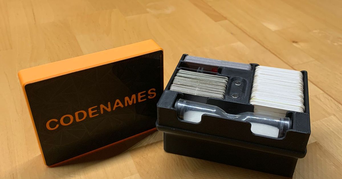 Codenames Box by ErdeSchnauz | Download free STL model | Printables.com